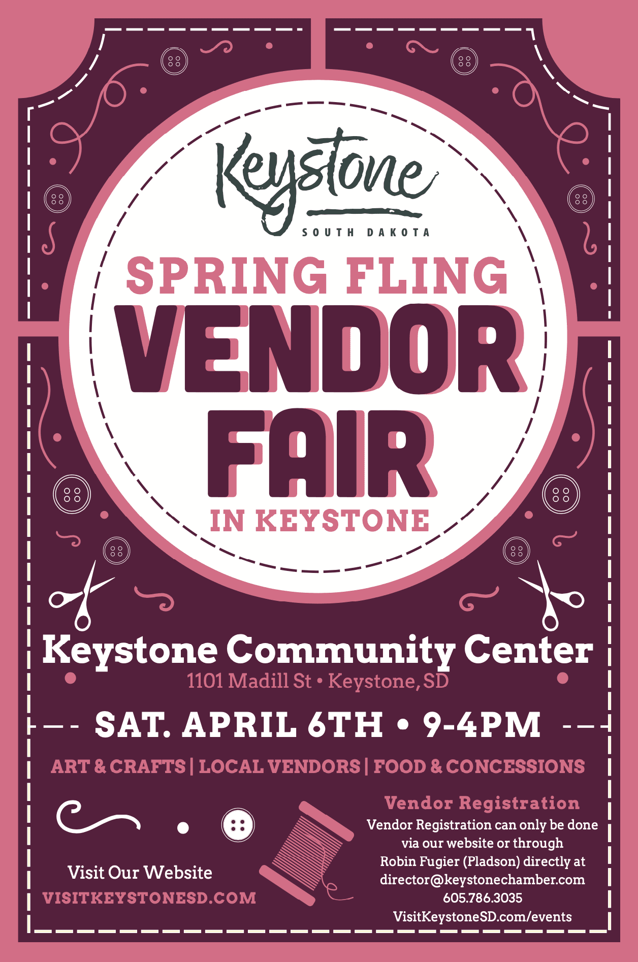 Spring Fling Vendor Show | Keystone Chamber of Commerce | Keystone, SD